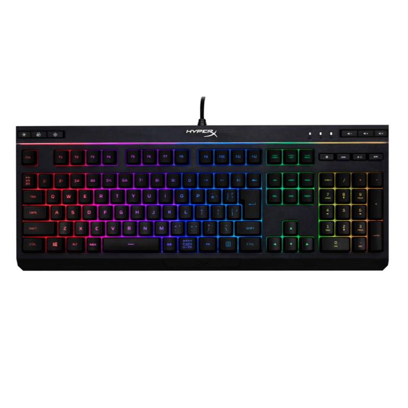 【日本語配列】HyperX Alloy Core RGB ゲーミングキーボード ゲーマー向け LEDバックライト 耐水性 2年 HX-KB5ME2-JP ( 4P4F5AJ#ABJ )特徴的なライトバーとダイナミックなRGBライティング効果...