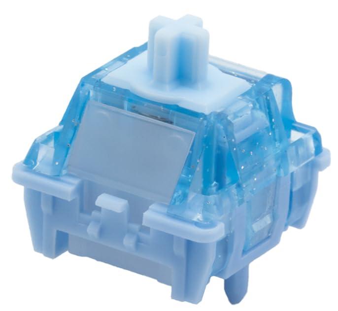 XIDA Studio 藍玉(Blue Jade) 磁気スイッチ リニア 35gf ゲーミング DIY キーボード用 ラピトリ 35pcs ルブ済み磁気スイッチトップハウジング:PCステム:POMボトムハウジング:PA作動フォース:35±5...