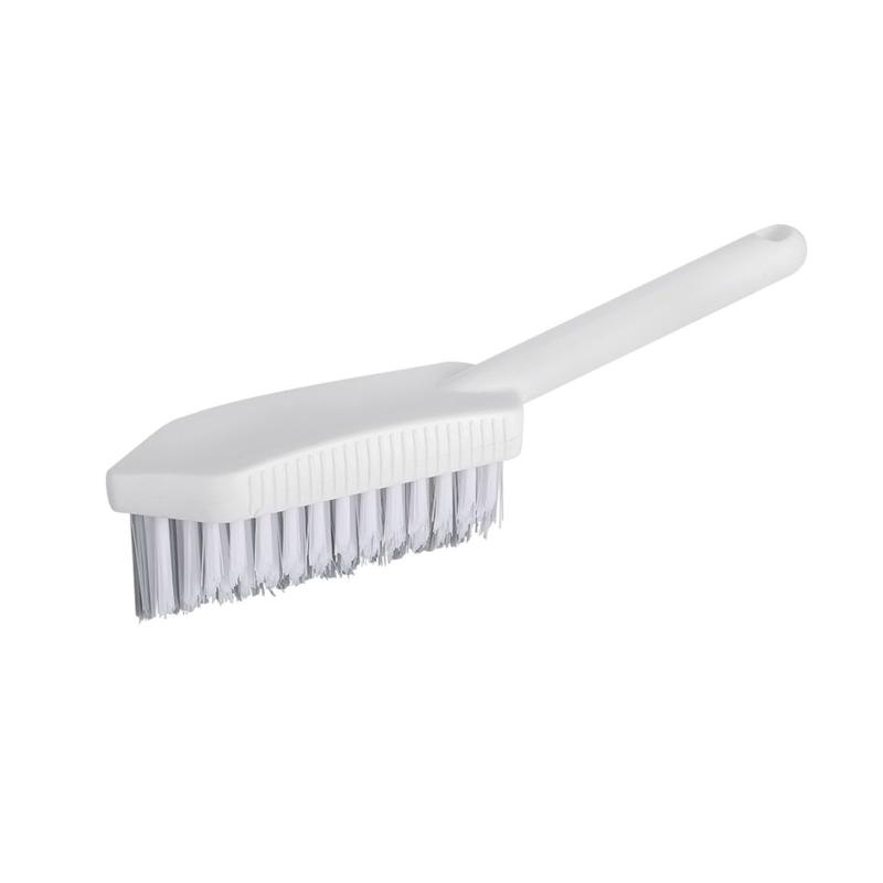 浴室用ソフトブラシ お風呂掃除 ブラシ 傷つけない ホームクリーニング 掃除用品 洗浄が便利 浴室の排水溝 タイル継ぎ目 通気口 蛇口などに対応 （1個 ホワイト）【洗浄能力が強い】三角ブラシヘッドの設計を採用し、辺角の隙間、楽に洗浄し、ブ...