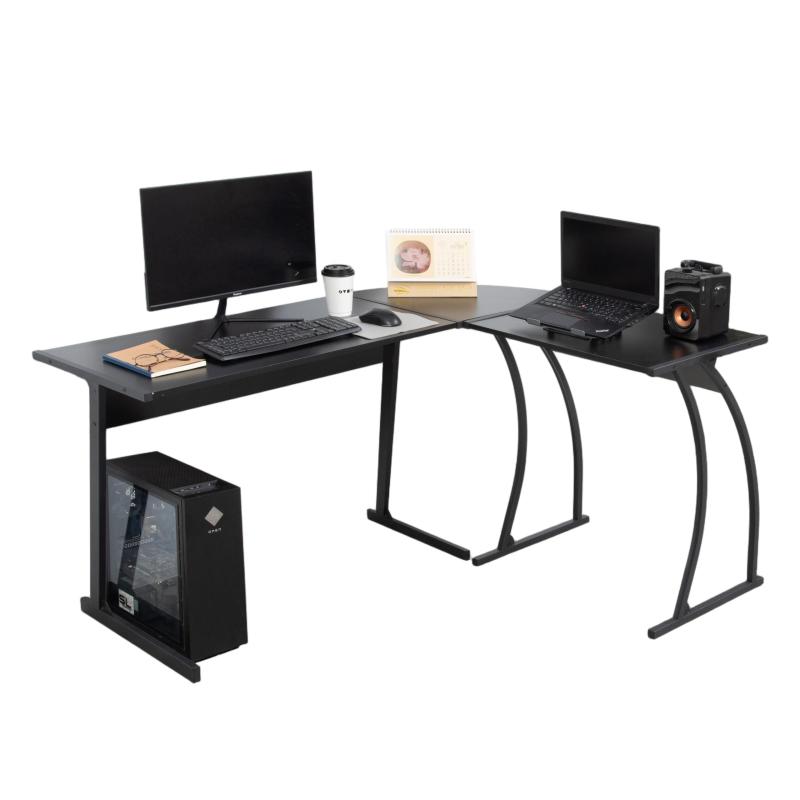 JUPEA パソコンデスク pcデスク L字 幅147cm ゲーミングデスク ゲームデスク 机 勉強机 作業 在宅勤務 オフィス ワーク 書斎 省スペース 一人暮らし 組立簡単【商品仕様】製品サイズ（約）：幅147×奥行き112×73cm ...