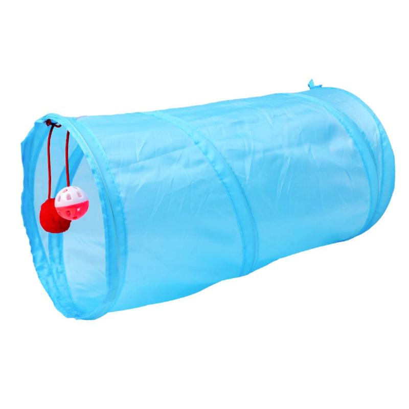 NUZAMAS 猫用トンネル ペット用おもちゃの穴 プレイチューブ 折りたたみ式ペットハウス クリンクルプレイトンネルチューブ 猫 子犬 子猫 ウサギ用 屋内または屋外用1. プレミアム素材: 環境に優しいポリエステル生地で作られたこのトン...