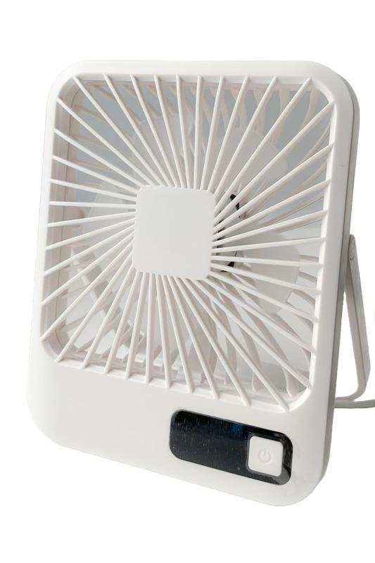 ヒロ・コーポレーション デスクトップスクエアファン HDL-4003 5枚羽 風量5段調節可 デジタル表示 USB給電式, ホワイト✅Type-C USB給電なので、非常に軽量です。✅風量は5段階です。5番目は1～4の風量が自動で変わります...