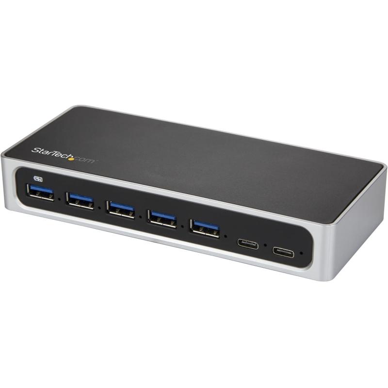StarTech.com 7ポートUSB-Cハブ/急速充電ポート搭載/5x USB-A &amp; 2x USB-C (USB 3.0 SuperSpeed 5Gbps)/セルフパワー対応 (ACアダプタ付属)/USB 3.1 Gen 1 ...