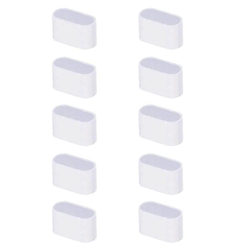 VSuRing USB Type-C(オス)用 保護カバーキャップ シリコン製 ソフトUSB C ケーブル コネクタカバー キャップ 防塵 防湿 防錆 端子保護キャップ 保護カバー 半透明 10個入【用途】USB-Cケーブル側用の防塵カバー...