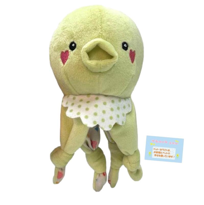 【犬用おもちゃ 音の仕掛けでワンちゃんの興味を引きます】 シャカシャカ水族館ベビータコ 脚がシャカシャカ鳴るぬいぐるみ 頭をかむと笛が鳴ります 愛犬とのコミュニケーションに ワンデザイン性: かわいいベビータコのデザインで、水玉模様のスタイ...