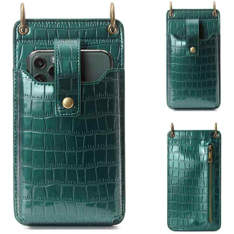 [Foravana] スマホショルダー スマホポーチ レディース ショルダーバッグ スマホポシェット ショルダーポーチ 手提げ 携帯ポーチ 斜めがけバッグ 縦型 小さめ お財布ショルダー 小銭入れ 可愛✦【サイズ・仕様】 約19×10×2....