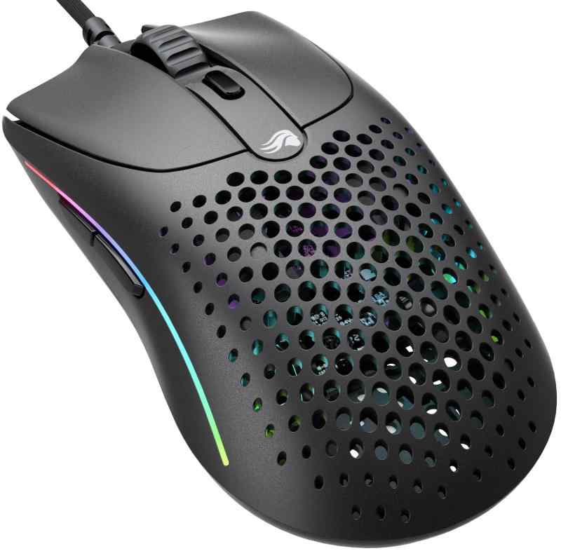 Glorious グロリアス モデルo V2 ゲーミングマウス 有線 ブラック 軽量 (59g)Model O V2 Mice