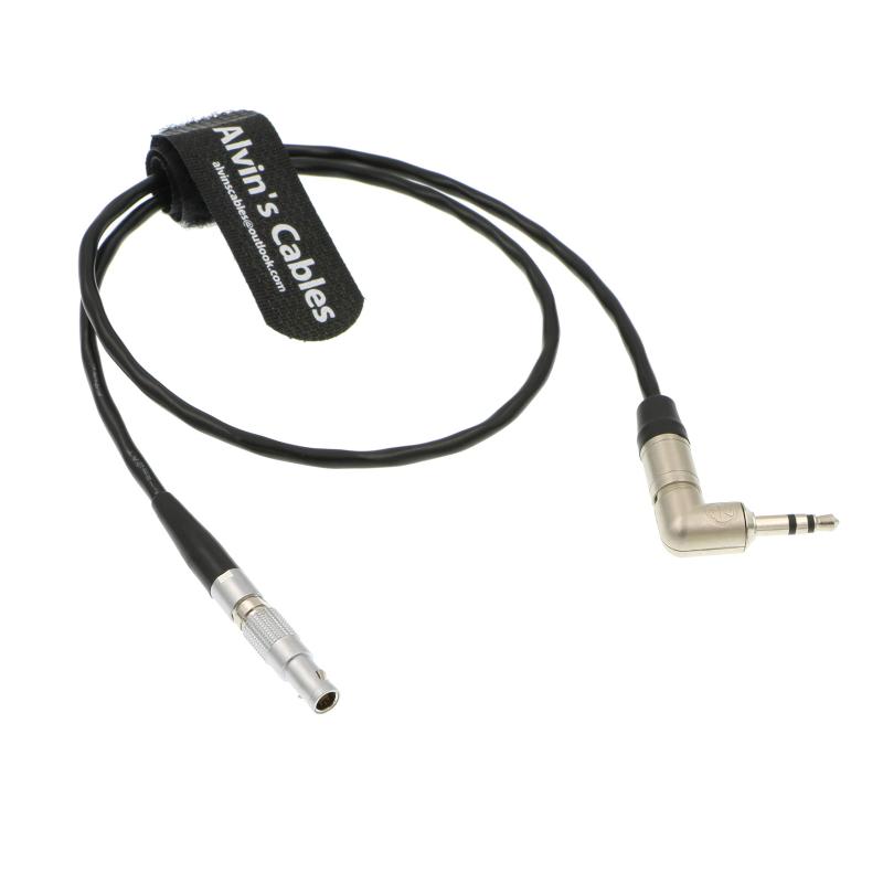 Alvin's Cables RED Epic 用の 4 pin オス to 3.5 MM TRS Easync Sync Time Code ケーブルRed Epicカメラ用の4 pin オス to Easync Sync 3.5mm T...