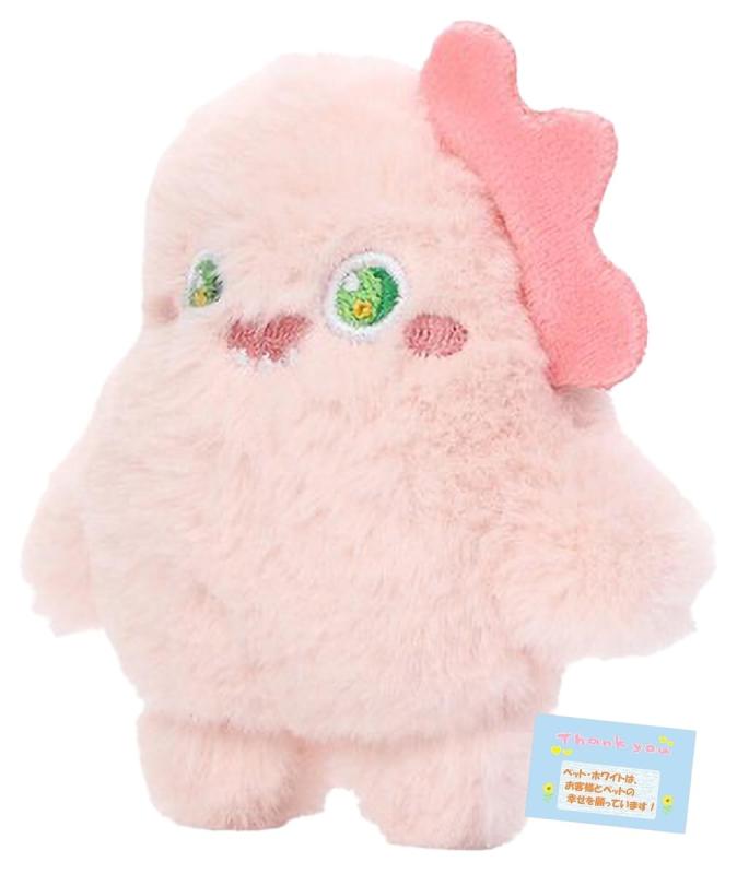 【犬用おもちゃ つぶらな瞳がたまらない】 ループスモル ベイビーモンスター ピンク 手のひらサイズのふんわりパステルカラー 小型犬にぴったりのキュートなキャラクター ボディを押キュートなデザイン: つぶらな瞳とパステルピンクカラーが愛らしい...