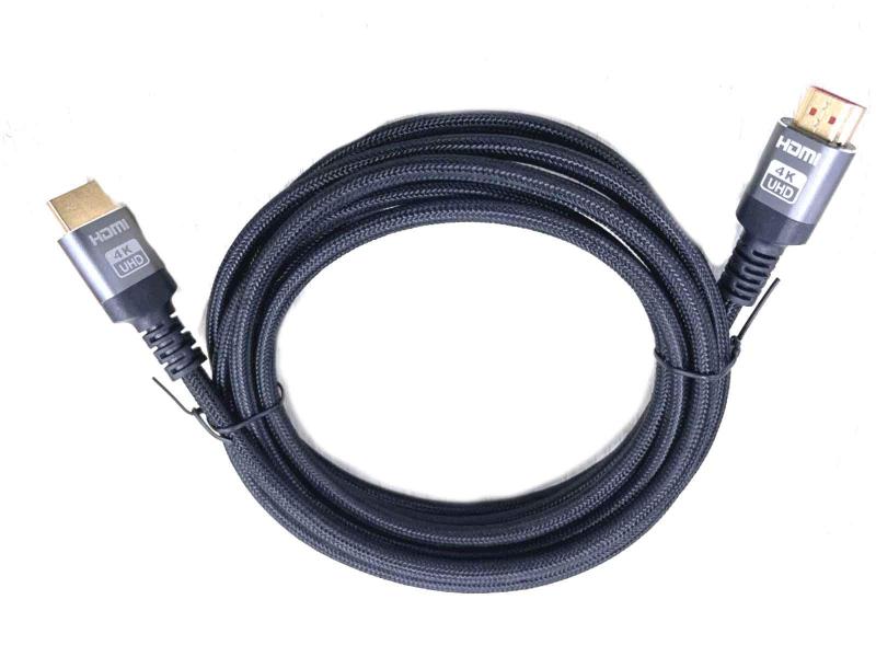 VECASDEN HDMI ケーブル (1m) 高速 HDMI 2.0 編組ケーブル 18 Gbps 4K@60Hz Ultra HD TV のモニターのラップトップに対応する 3M