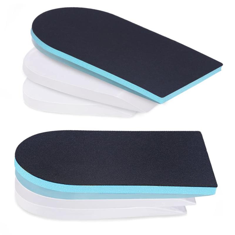 脚長差補正インソール 足の長さが違う調節インサート【Leg Length Discrepancy * 米国理学療法士監修 * 米国製PORON】身長アップ シークレットインソール 脚長不等改善 かかとクッション 足裏サポ脚長差補正インソール...