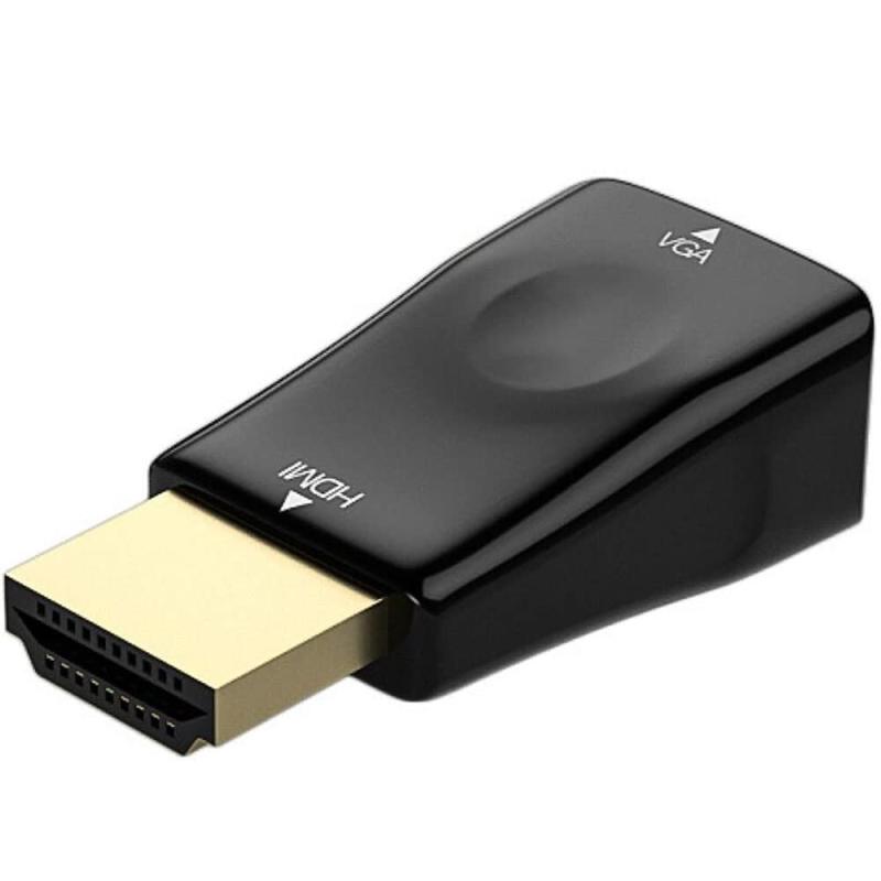 ORIGINCOM HDMI to VGA 変換アダプタ 1080P対応 HDMIオス端子→VGAメス端子 信号コンバーダー PC タブレットからモニター プロジェクター ドライバー不要 HDMI2VGAADPサイズ：約4.1×2.2(cm...