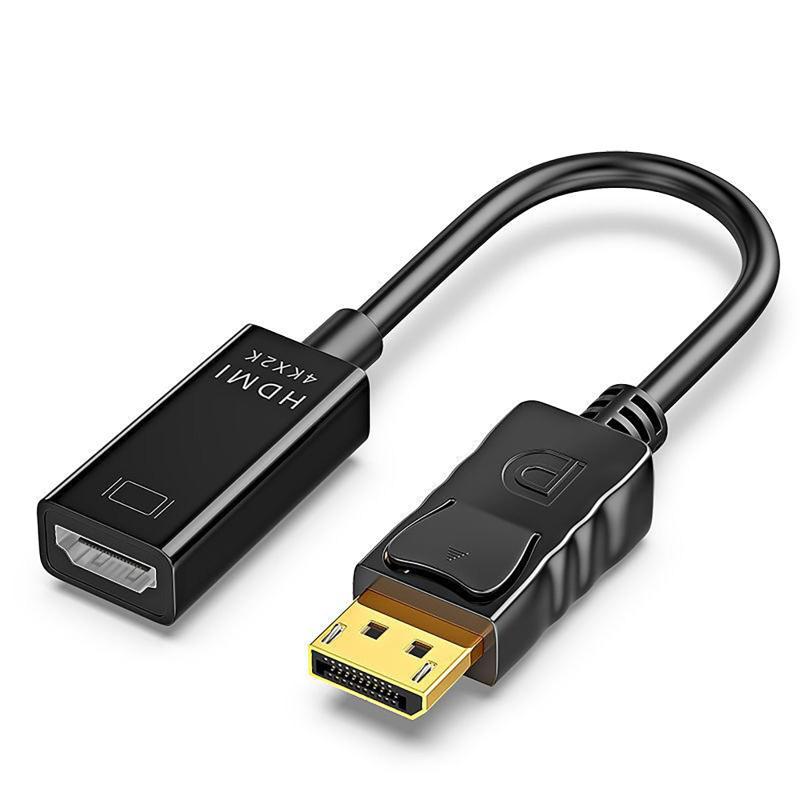 DisplayPort to HDMI アダプター DisplayPort（オス） - HDMI（メス）変換ケーブル 4K@30Hz解像度 サウンドビデオ同期 単方向伝送 きんめっきコネクタ PC Dell HP プロジェクタ テレビなどに...