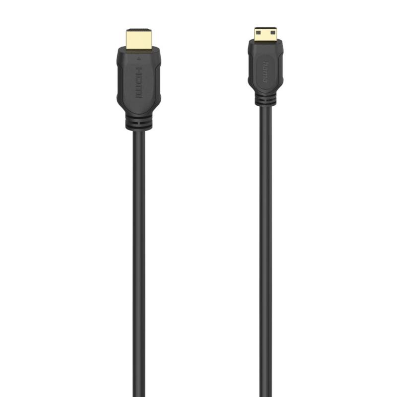 hama ドイツ High-Speed HDMI™ Cable, Plug Type-A - Plug Type-C (Mini), Ethernet, 2 mHDMIケーブル。