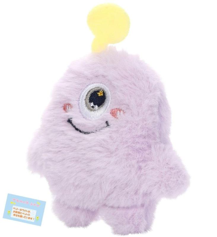 【犬用おもちゃ 可愛いぬいぐるみに癒されます】 ループスモル ベイビーモンスター パープル ボディーを手で押すとプープー音が楽しめます 手のひらサイズ キュートなモンスター 9×10.2キュートなデザイン: パステルカラーのベイビーモンスタ...