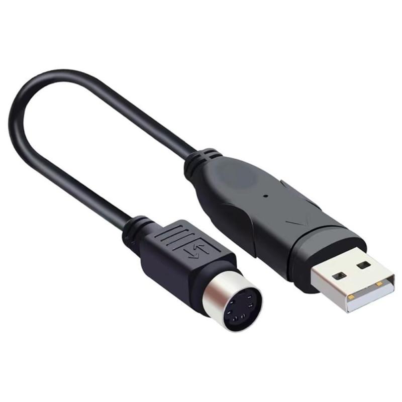 USB-PS/2 変換コンバータ USB Aコネクタ (オス) -ミニDIN 6pin （メス）マウス キーボード PS/2ポート USB2.0 変換ケーブル 15cm使い慣れたPS/2マウスまたは、PS/2キーボードをUSB接続で使用する...