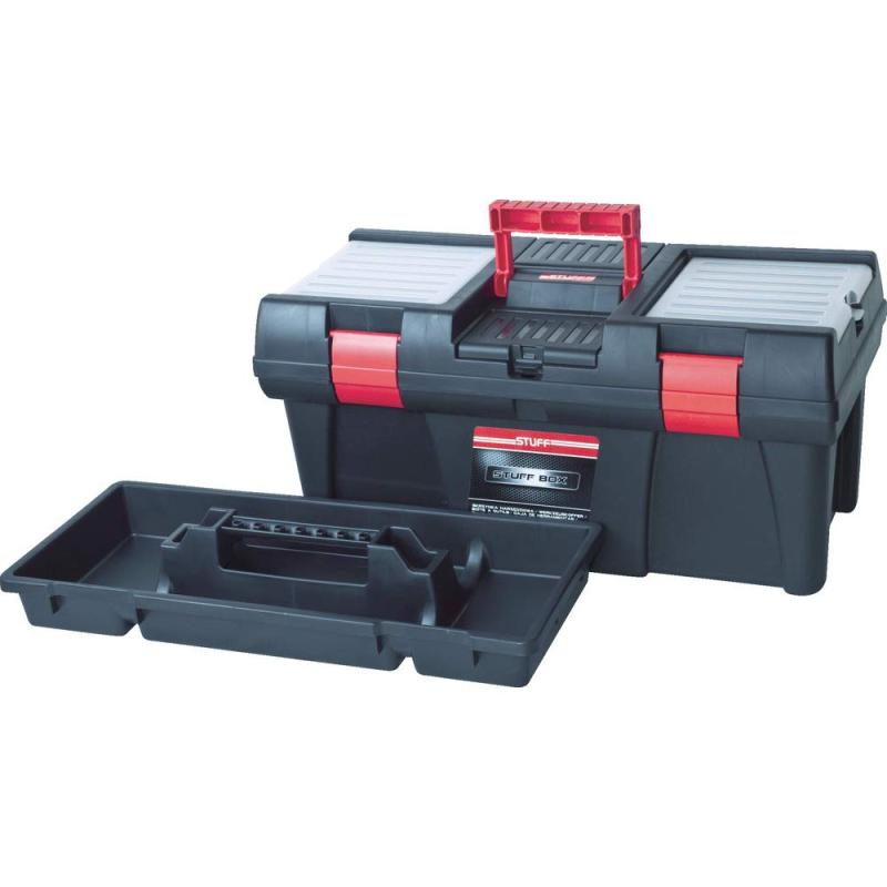 PATROL ツールボックス STUFF SKR20SPSTUFFCZAPG001色:ブラック外寸(mm)間口:525外寸(mm)奥行:256外寸(mm)高さ:246有効内寸(mm)間口:466有効内寸(mm)奥行:185有効内寸(mm)高...