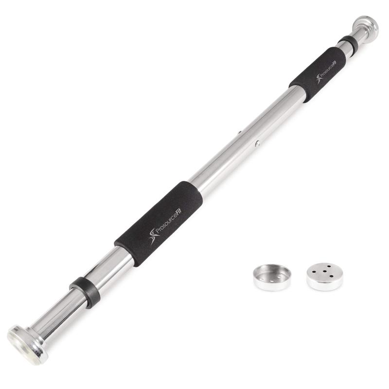 Prosource Fit (プロソースフィット) プルアップバー 懸垂バー ドア取付/壁付け可能 折りたたみ式 マルチグリップ 上半身トレーニング 筋トレ器具