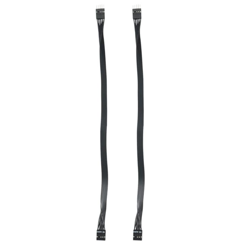 Ahvqevn 2個のマザーボードHDオーディオ9ピンオス-メス延長ケーブル、PC DIY用、ブラック、30CMケーブルゲージ：24AWGAC97およびHDオーディオと互換性があります製品名：マザーボードHDオーディオ9ピンオス-メス延長ケ...