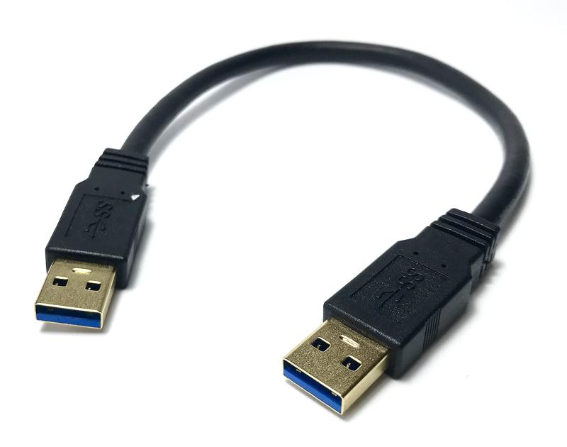 Access 30cm USB 3.0 延長 ケーブル タイプAオス- タイプAオス 超高速 5Gbpsのデータ転送同期リード 1.0M USB14-OO30USB 3.0 延長ケーブル（タイプAオス- タイプAオス）：USB3.0コネクタ...