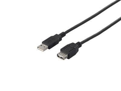 BUFFALO USB2．0 A to A 延長ケーブル 3．0m ブラック BU2AA30BK●USB2.0 A to A 延長ケーブル3.0mブラック