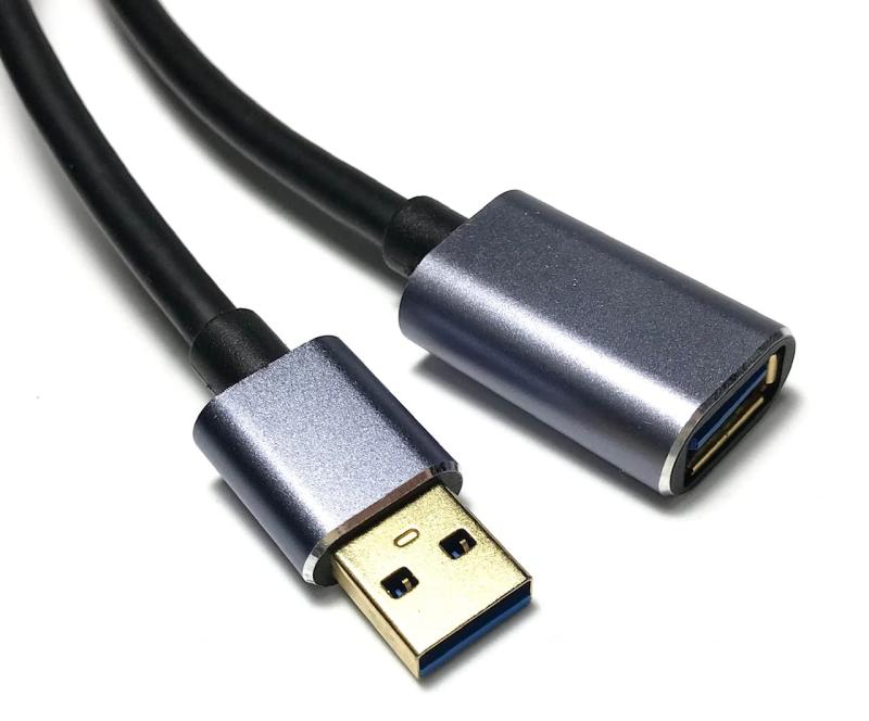 Access 【 100cm 】金メッキ アルミヘッド USBケーブル 延長 USB3.0 延長コード 高速データ転送 オス メス USB データケーブル 1.0m USB7-OM100-ARUSBポートをうまく活用可能なUSB延長ケーブル...
