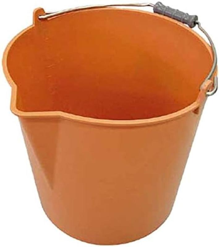 浅香 パルケット14L 347655●吐出口がカラス口になっており、底面に指差口がついているので材料をあけるのに便利です。●本体内側に目盛(リットル表示)付です。●丈夫なステンレス製の持ち手金具付ですので、本体の変形を防止します。●土、モル...