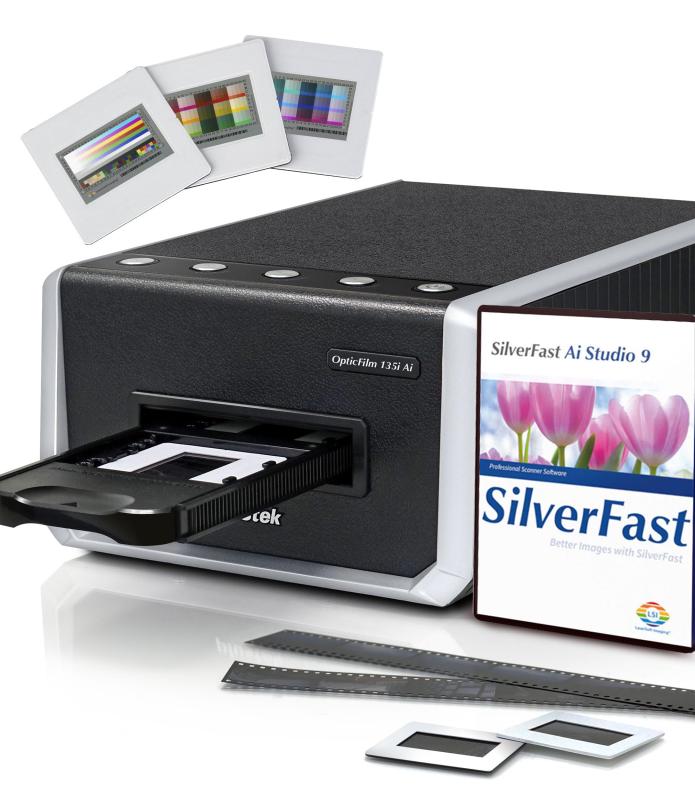 Plustek フィルムスキャナー OpticFilm 135i Ai - 第3世代5群レンズシステム搭載 (SilverFast Ai Studio 9バンドル / 自動送り / 高度なIT8キャリブレーションターゲット)【2025年新発...
