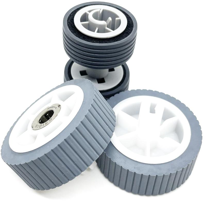 ROUKI 交換ローラーキット 給紙ピックローラー ブレーキローラー ピックアップローラー 紙送りローラー Compatible with Fujitsu 富士通と互換性がある ix500 ix1500 ix1400 ix1600 スキャナ...