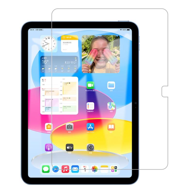 TDITD For iPad 11世代 / 10世代 用 ガラスフィルム (2025/2022モデル) 対応 日本旭硝子素材 硬度9H 耐衝撃 iPad第10世代 2022 第11世代A16 10.9インチ 強化ガラス 防指紋 ラウンドエッ...