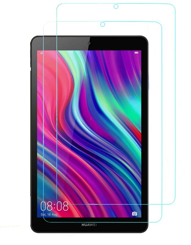 2枚入り HUAWEI 8.0インチ MediaPad M5 Lite Touch タブレット用フィルムWi-Fiモデル/LTEモデル適用ガラスフィルム ファーウェイ M5 lite 8 強化フィルム 目の疲れ軽減 指紋防止 高透過率 気泡...