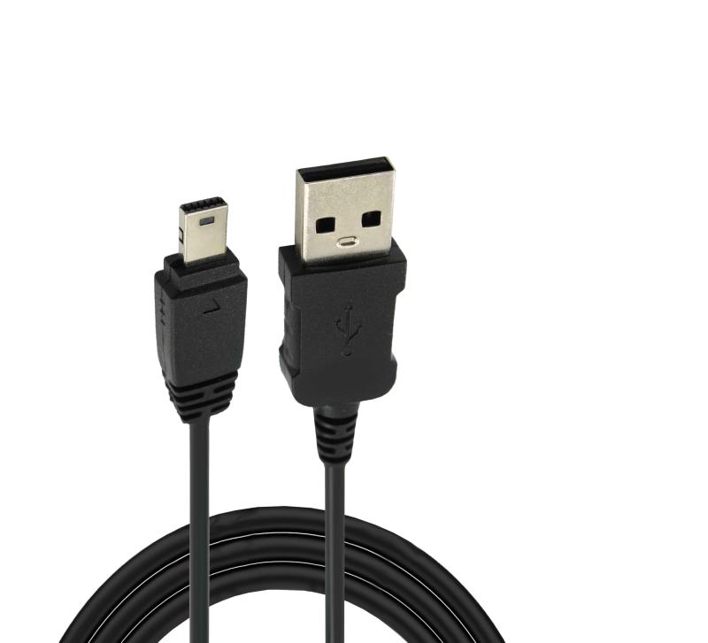 VECASDEN デジタルカメラUSBケーブル12ピン磁気リングデータ同期転送 対応Casio Exilim Exilim Ex-S10 S12 H10 F1 FS10 FC100 EX-TR150 Z1 Z2 Z9 Z11 Z20 Z29...