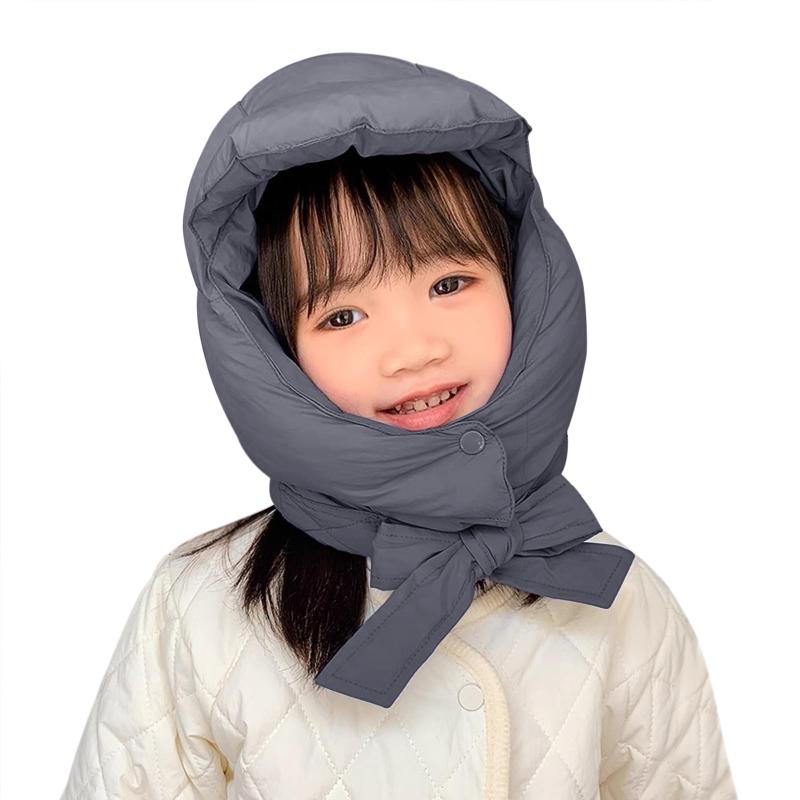 [IPENNYE] 子供 防寒 帽子 ネックウォーマー ベビー帽 耳保護 防風 保温 着脱簡単 キッズ 男の子 女の子 冬用ハット 暖かい モコモコ スキー帽子 雪遊び 外遊び 通勤 通学 アウトドア 防寒 防寒1.サイズ：頭囲：54～56...