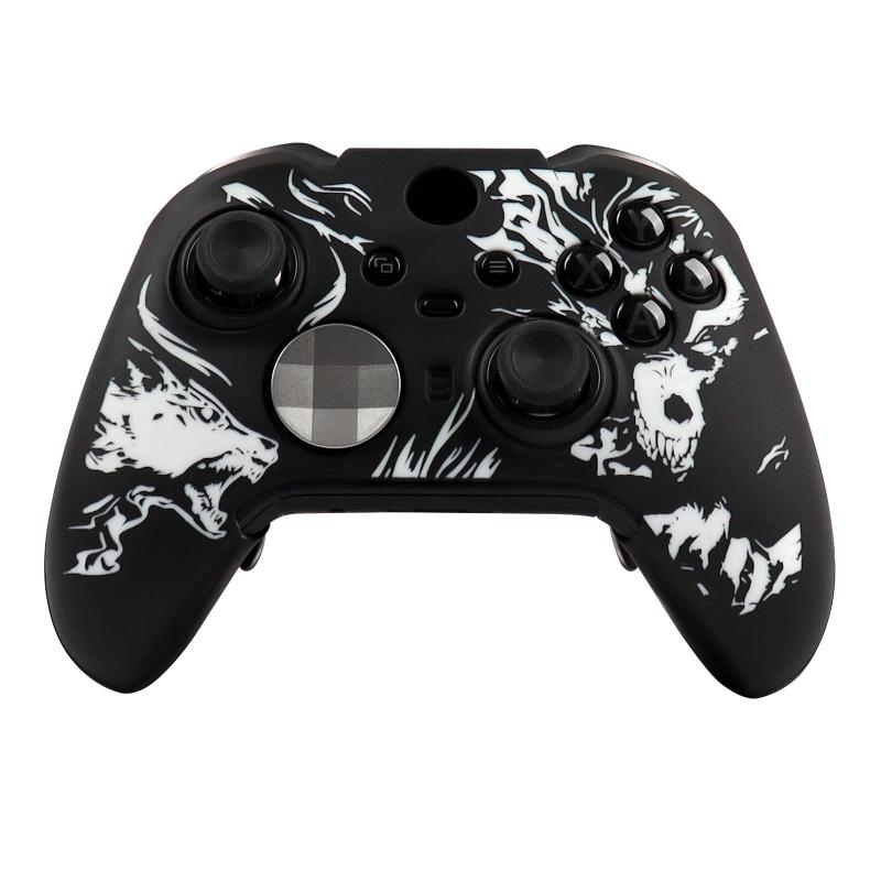 RALAN Xbox Elite Controller 2 2 滑り止めシリコン保護ケース、ジョイスティック キャップ付き (コントローラーは付属しません)安全性と保護:Xbox Elite Controller 2用コントローラーケースは...