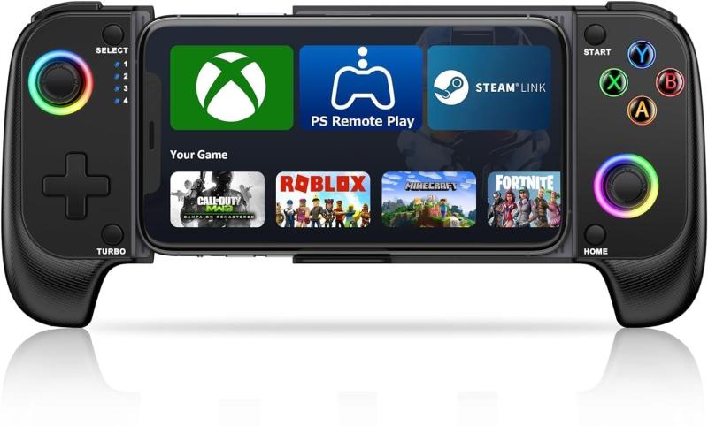 スマホコントローラー Bluetooth iOS/Android両用 ゲームコントローラー