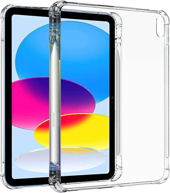 [BOEN]For iPad 第10世代 ケース 2022 ipad 10.9 用 ケース モデル for ipad (2022) カバー tpuクリア iPad 10.9 専用ケース 耐衝撃 全透明 黄ばみなし クリスタル・クリアペンホル...