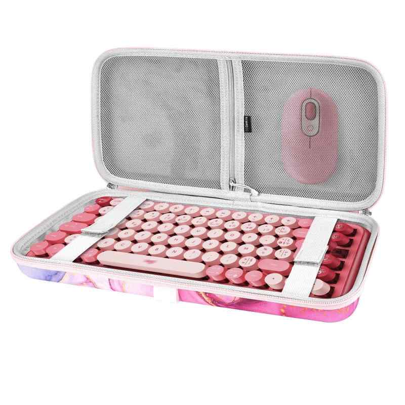 Geekria キーボードケース 互換品 ロジクール Logicool POP KEYS K730 ワイヤレスメカニカルキーボード KX850 MX MECHANICAL MINI Keychron K2 Version2 84キーキーボー...