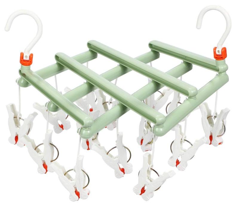 まがり堂 ひっぱりハンガー (補修部品も販売) (5色×3タイプ) (引っ張るだけピンチハンガー)