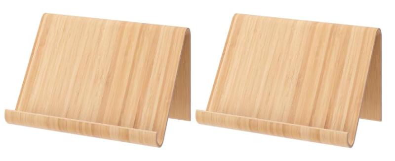 タブレットスタンド／ 竹／ 26cmx17 cm 2個セット 904.128.60VIVALLA・ヴィヴァッラ・タブレットスタンド／ 竹／ 26cmx17 cm　2個セット　904.128.60 サイズ・幅: 26 cm／奥行き: 16 c...
