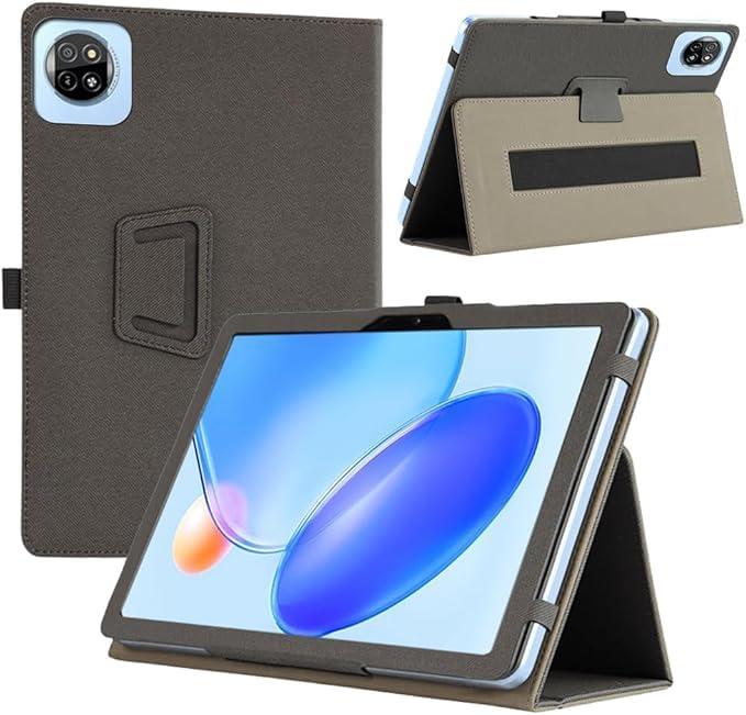 For Speiow T1ケースタブレット Android15 10.1インチ 用のケース PUレザーカバー 対応Speiow T1スタンド可能 ハンドストラップ付 衝撃吸収保護カバー【FENUSL】対応機種：Speiow T1 10.1イ...