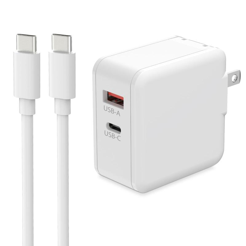 Dalugo MacBook用 充電器 Type-C 67W GaN採用 PD対応 ノートパソコン 急速充電器 タイプC ACアダプター 65W USB-C USB-A 2ポート 小型 軽量 対応 Mac 充電器 互換Macbook Pro...