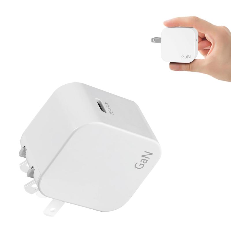 KFLY PD 45W GaN急速充電器 コンパクトで持ち運びやすく 折りたたみ式で 国際的に互換性があります [PSE/GaNI技術規格準拠] Type-Cインターフェース PD/PPS/QC3.0急速充電に対応 MacBook iPho...