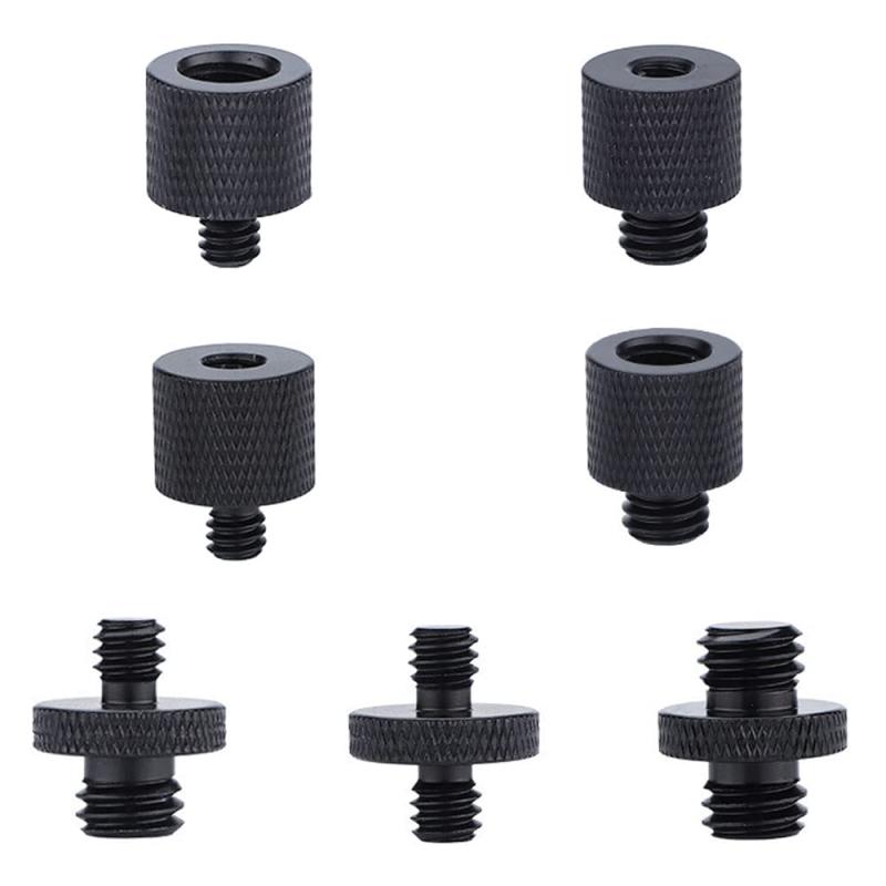 MOMI カメラネジ変換アダプター マイクアクセサリ 変換アダプター 3/8"メス-1/4"オス 1/4"メス-3/8"オス 1/4"メス-1/4"オス 3/8"メス-3...