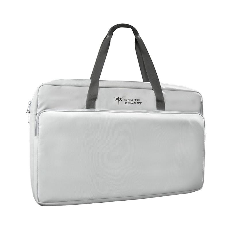 [Key to Combat] MegPad 25インチ ノートPCケース 900D高密度撥水ポリエステル 3WAY仕様(手提げ/ショルダー/スーツケース固定) 耐衝撃設計 ビジネス用 収納ポケット付き 59×36×6cm パソコン バッグ...