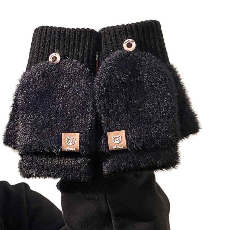 [BOJIDO] 防寒手袋 指なし手袋 グローブ 超細かい保温蓄熱素材 柔らかく 快適で 保温 防風 高弾性 シンプルで おしゃれ 可愛い スマホ対応 秋冬 男女兼用 通勤 通学 登山 釣り スキー 自転車