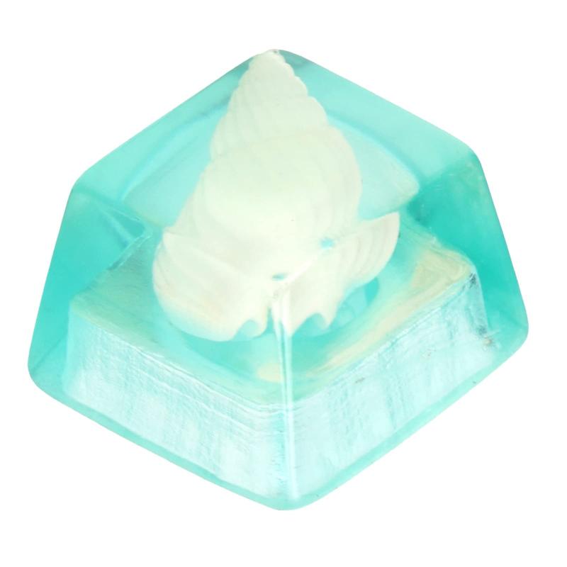 メカニカルキーボード用DIYキーキャップレジンキーキャップCherryMXSwtiches用パーソナルゲーミングキーキャップ7色でキーボードアクセサリを選択色染めのキーキャップ：ゲームのキーキャップは、キーボードの色のコントラストを高め、フ...