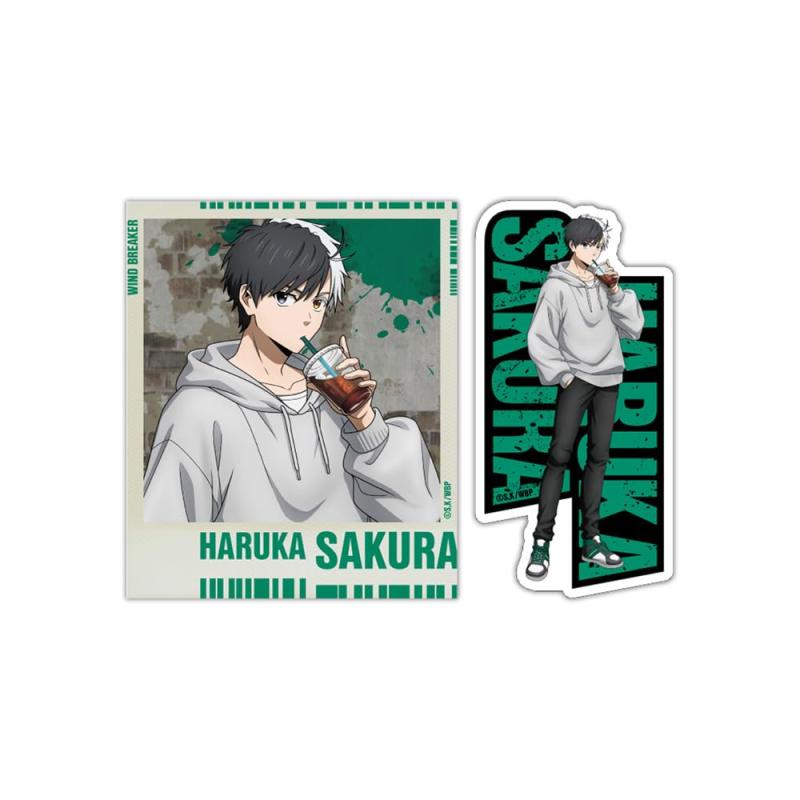 ハゴロモ WIND BREAKER ステッカーセット 桜遥 No.83148【サイズ】A：H60 ×W50mm　B：H60×W30mm【素材】紙　【原産国】日本（C)にいさとる・講談社／WIND BREAKER ProjectTVアニメ『W...