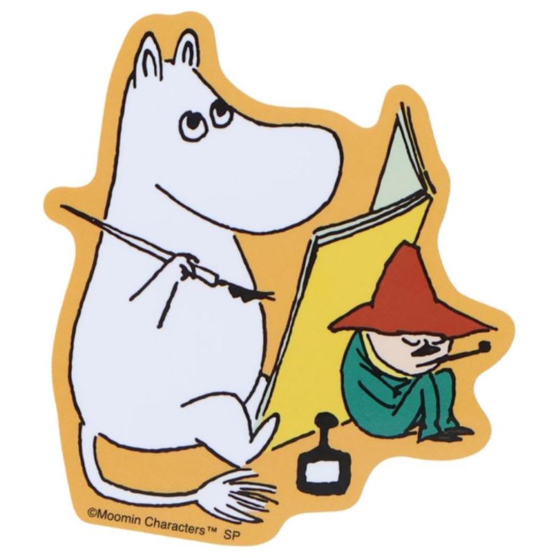 ムーミン[ダイカットシール]キャラクターステッカー/本 北欧(C)MOOMIN Characters約8×6.2cm