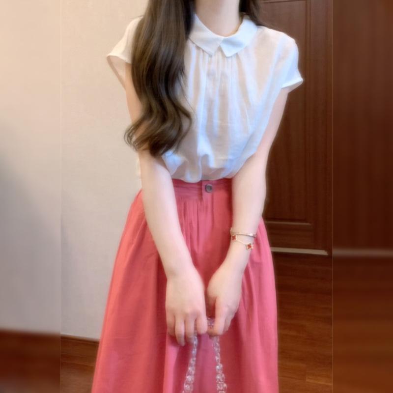 ・カテゴリ: シャツ・スタイル: 通勤風・主な素材: ポリエステル100%・柄: 無地・袖丈: 無袖・衣丈: 普通・ネックライン: Vネック・袖型: 標準・流行要素: 加工・カラー展開: 粉色・サイズ展開: XXS、XS、S、M、L