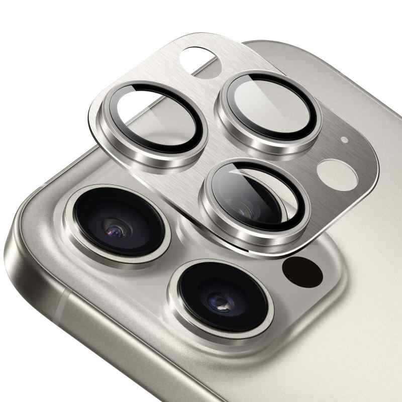 SumNeol iPhone 16 Pro/iPhone 16 Pro Max 対応 カメラフィルム カメラレンズカバー 一体型レンズ 保護フィルム 3D全面保護 レンズ保護 アルミ合金製 AR高透過率 アイフォン16プロ / 16プロマッ...
